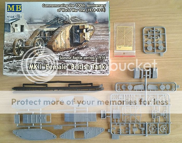 Master Box 1/72 Mk.1 Female - Completed - World War One, 100th ...